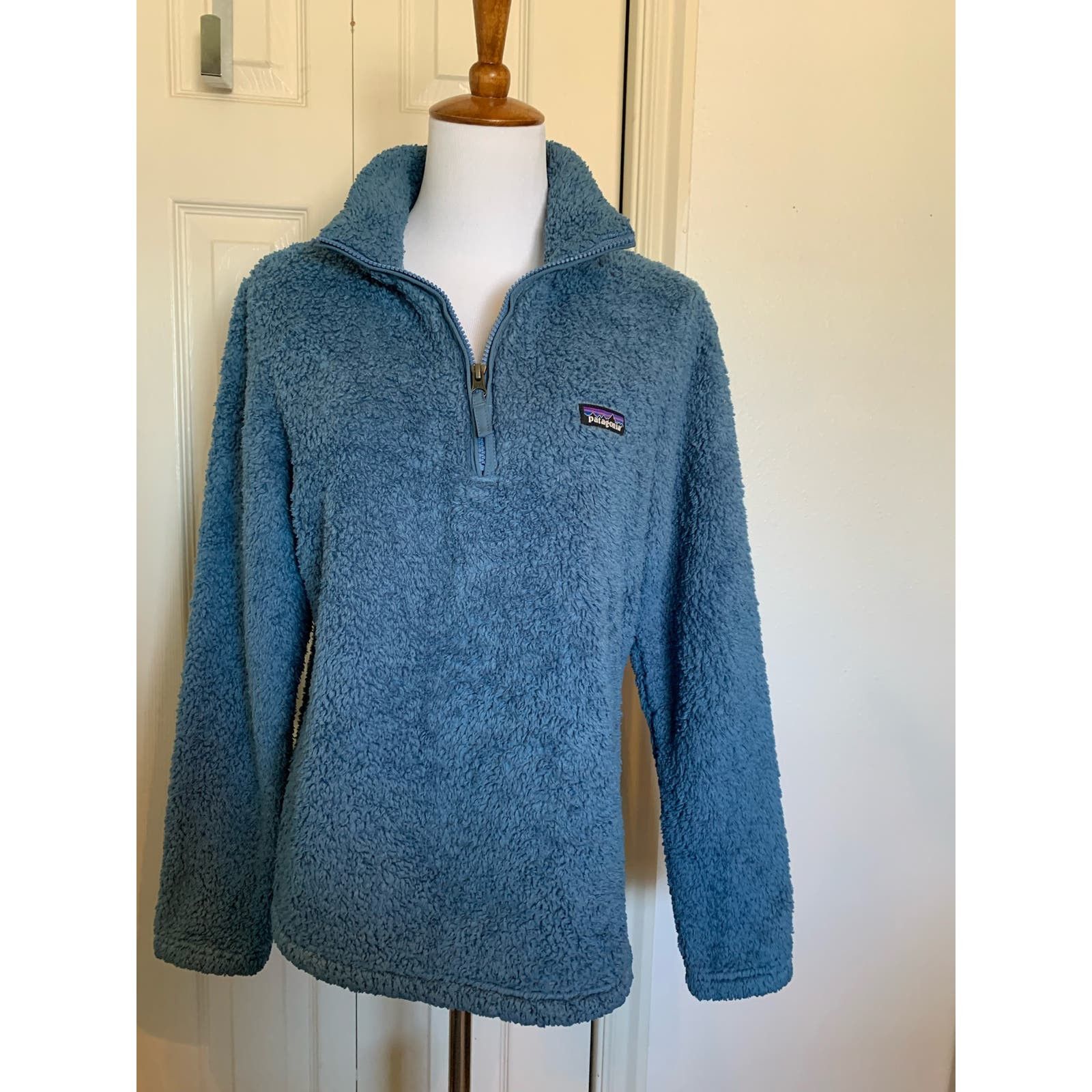 Patagonia Patagonia blue fleece teddy 1/4 zip | Grailed