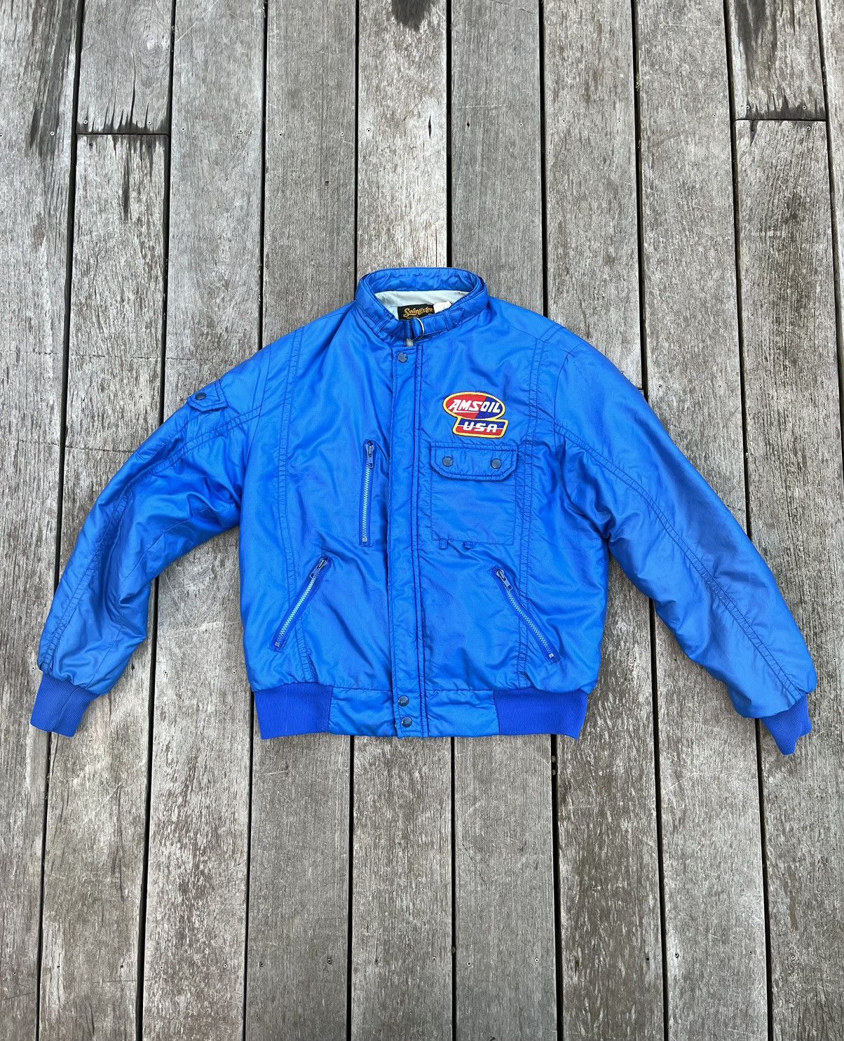 Streetwear × Swingster × Vintage Vintage Swingster Car Racing Jacket ...