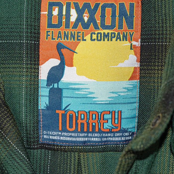 Dixxon DIXXON Flannel Co TORREY Button up Flannel Shirt Green Plaid ...
