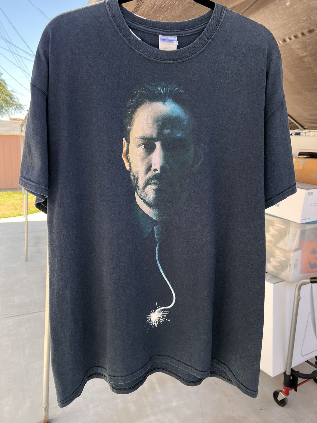 Other × Streetwear × Vintage John Wick Keanu Reeves Big Face Movie ...