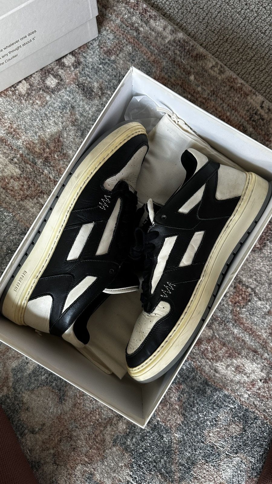 Represent Clo. Represent Clo Raptor Black Vintage White Men’s 10.5 ...