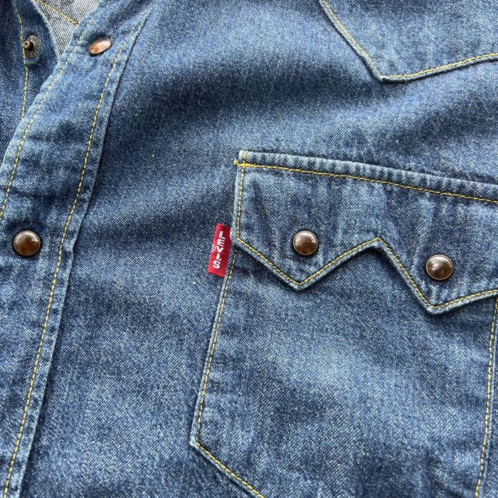Vintage Vintage Levi’s BIG E Selvedge LVC Denim Rare Shirt | Grailed
