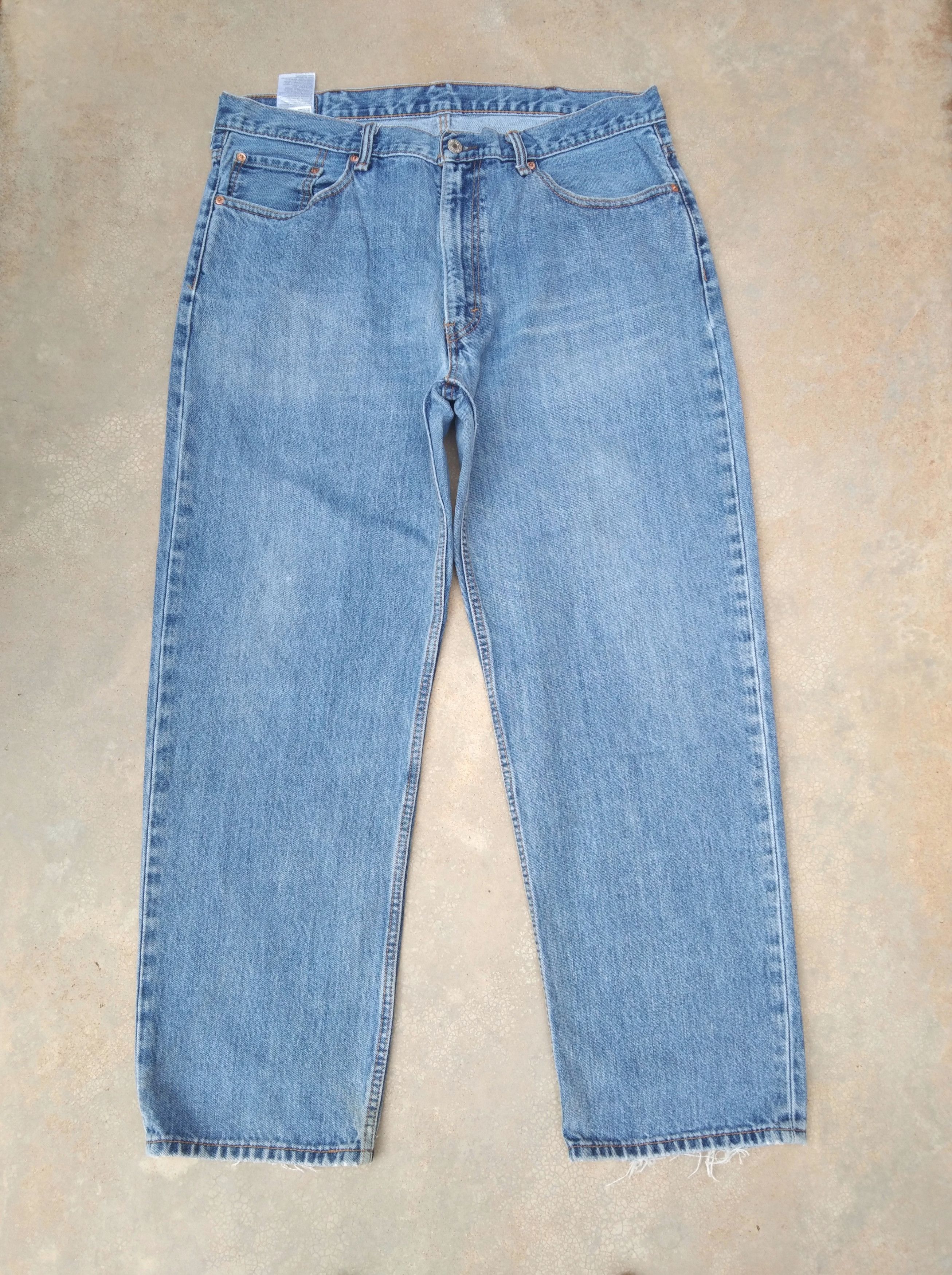Levi's Vintage Levi's Jeans 550 Blue Loose Baggy 38x30 | Grailed