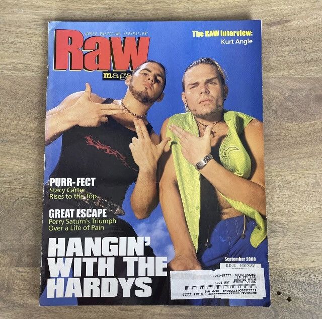 Streetwear × Vintage × Wwf WWF RAW 2000 HARDY BOYZ MAGAZINE - SEPT 2000 ...