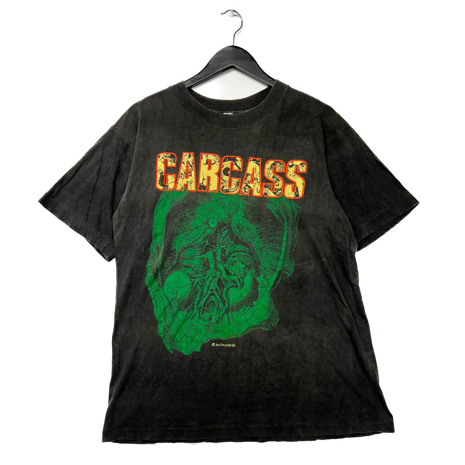 Vintage Vintage 1992 Carcass Black T-shirt L Chest Cavity Grindcore ...