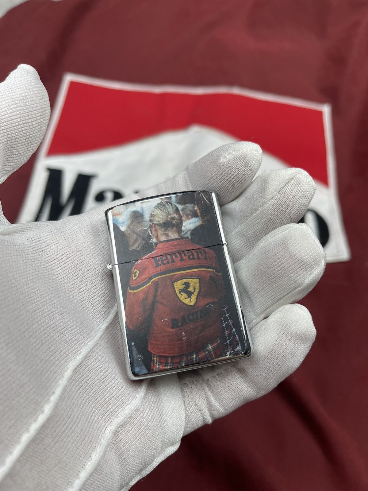 Hype × Racing × Vintage Lighter WORK 00s racing cars moto two sided ...