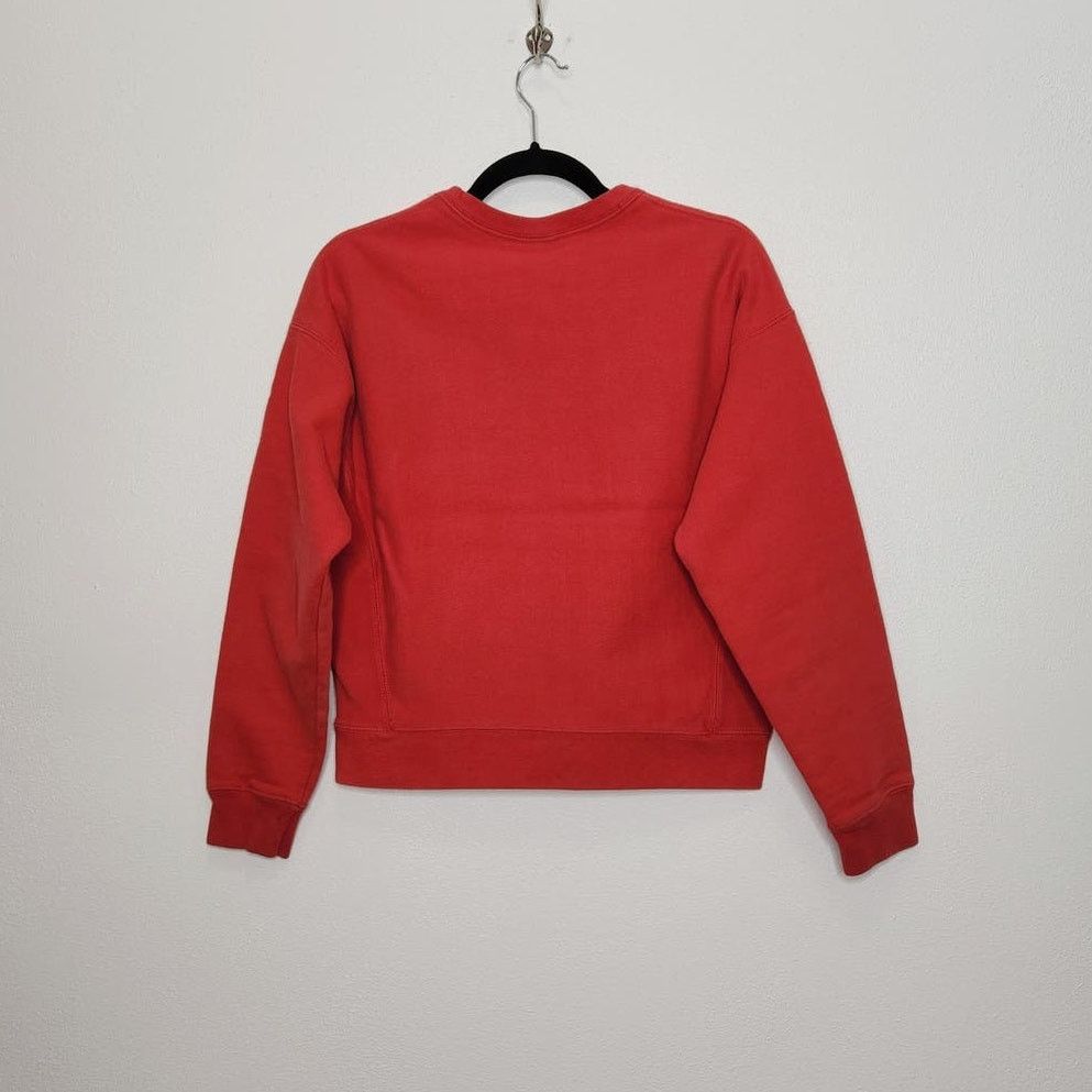 Champion Vintage Champion Reverse Weave Red Logo Medium Cropped Style ...
