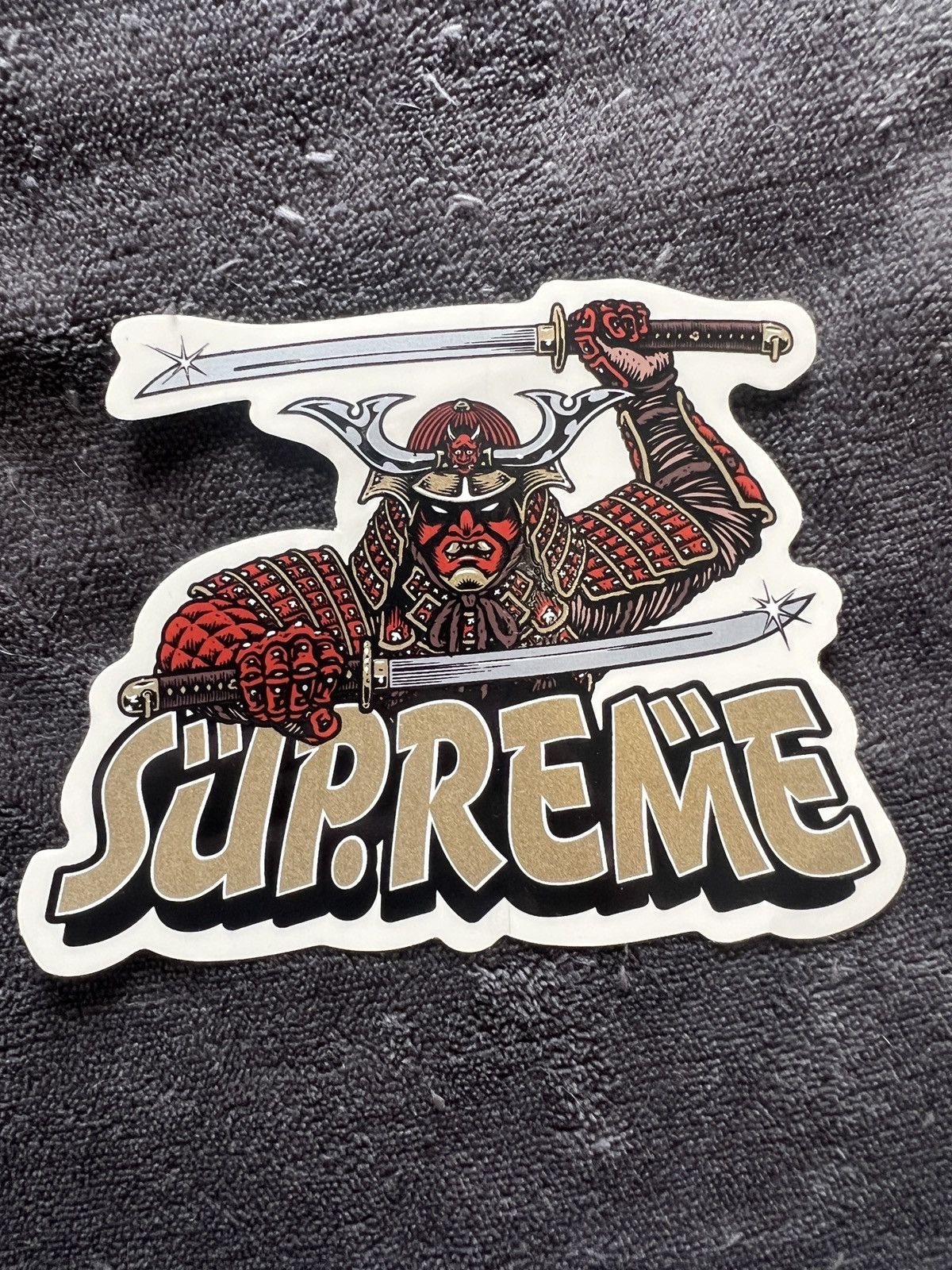 Supreme Supreme Samurai Sticker | Grailed