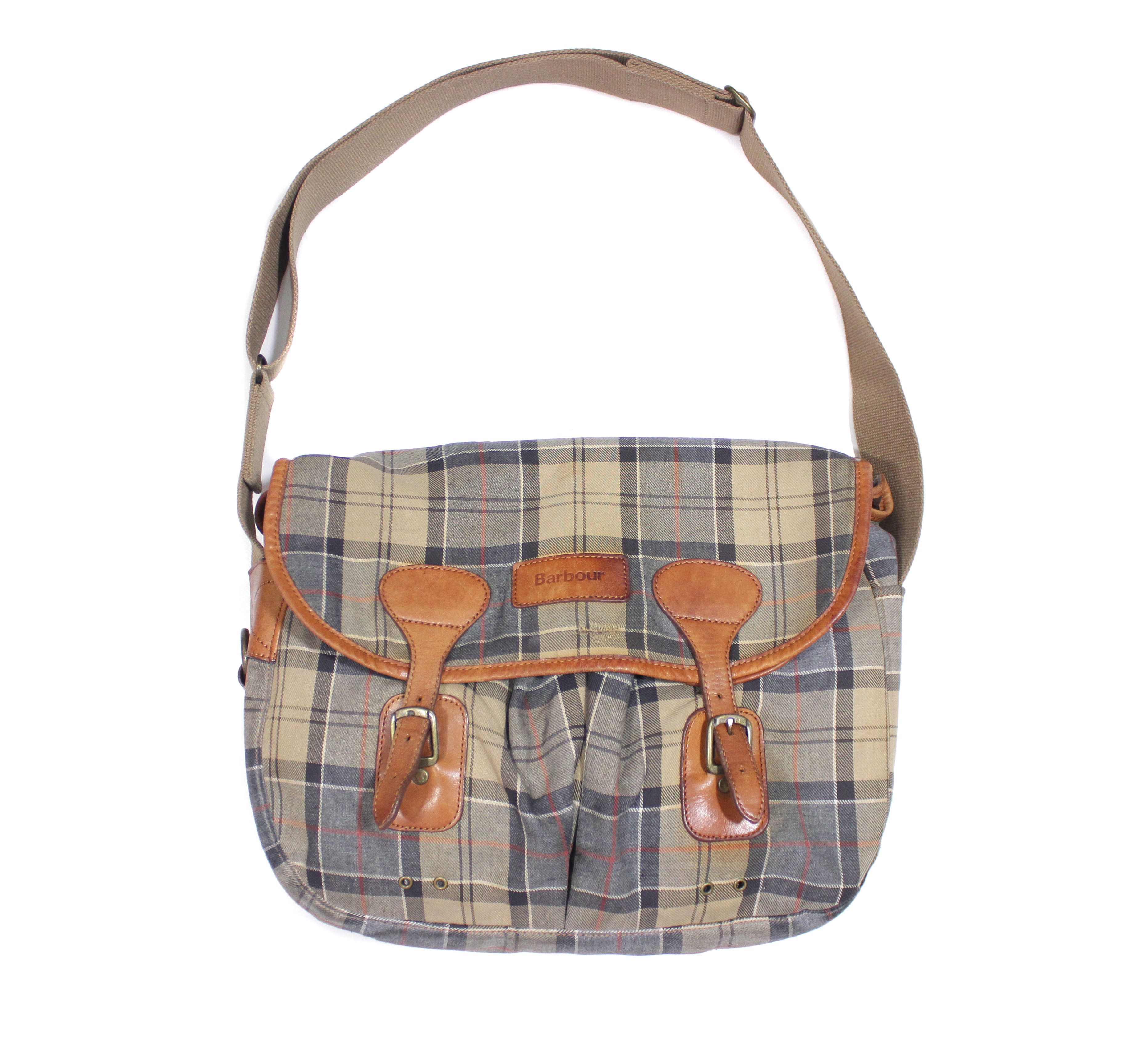Barbour Tartan Plaid Postman Messenger | Grailed