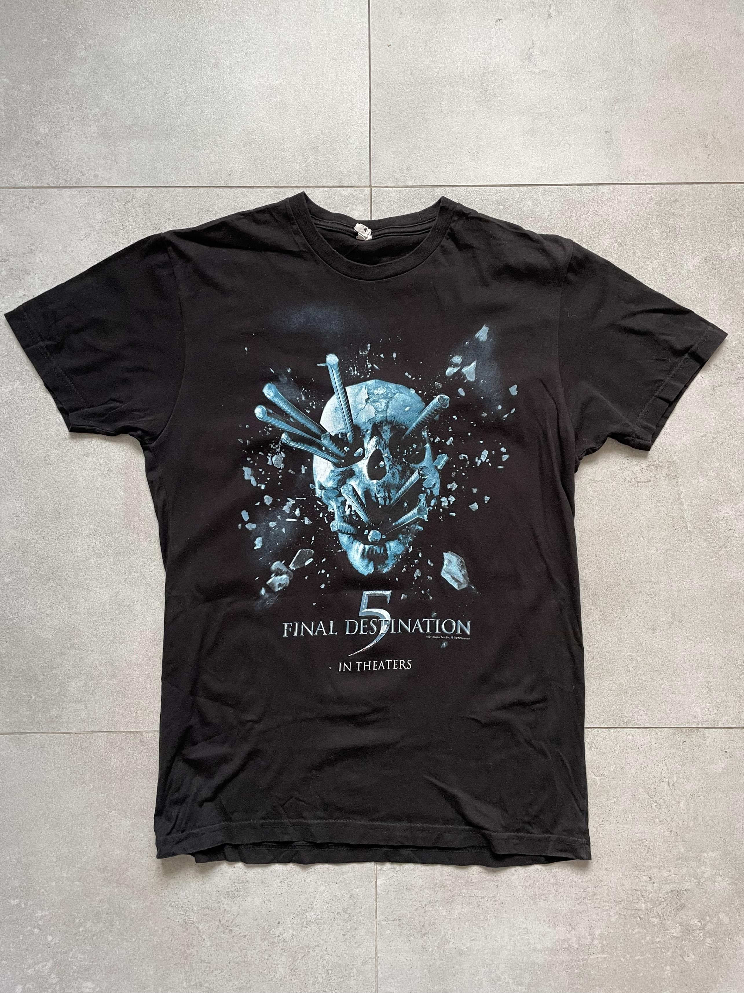 Vintage Y2K FINAL DESTINATION PROMO MOVIE FILM BLACK TEE | Grailed