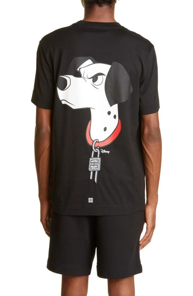 Givenchy x Disney Black 101 Dalmatians Pongo Logo T-shirt | Grailed
