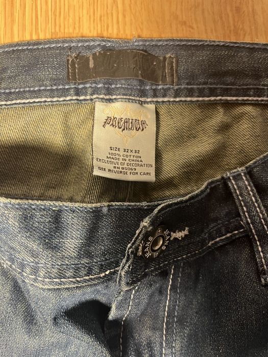 True Religion y2k affliction style baggy denim | Grailed