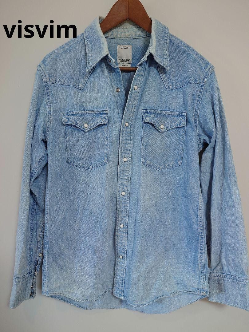 Visvim Western Cubism Denim Shirt | Grailed