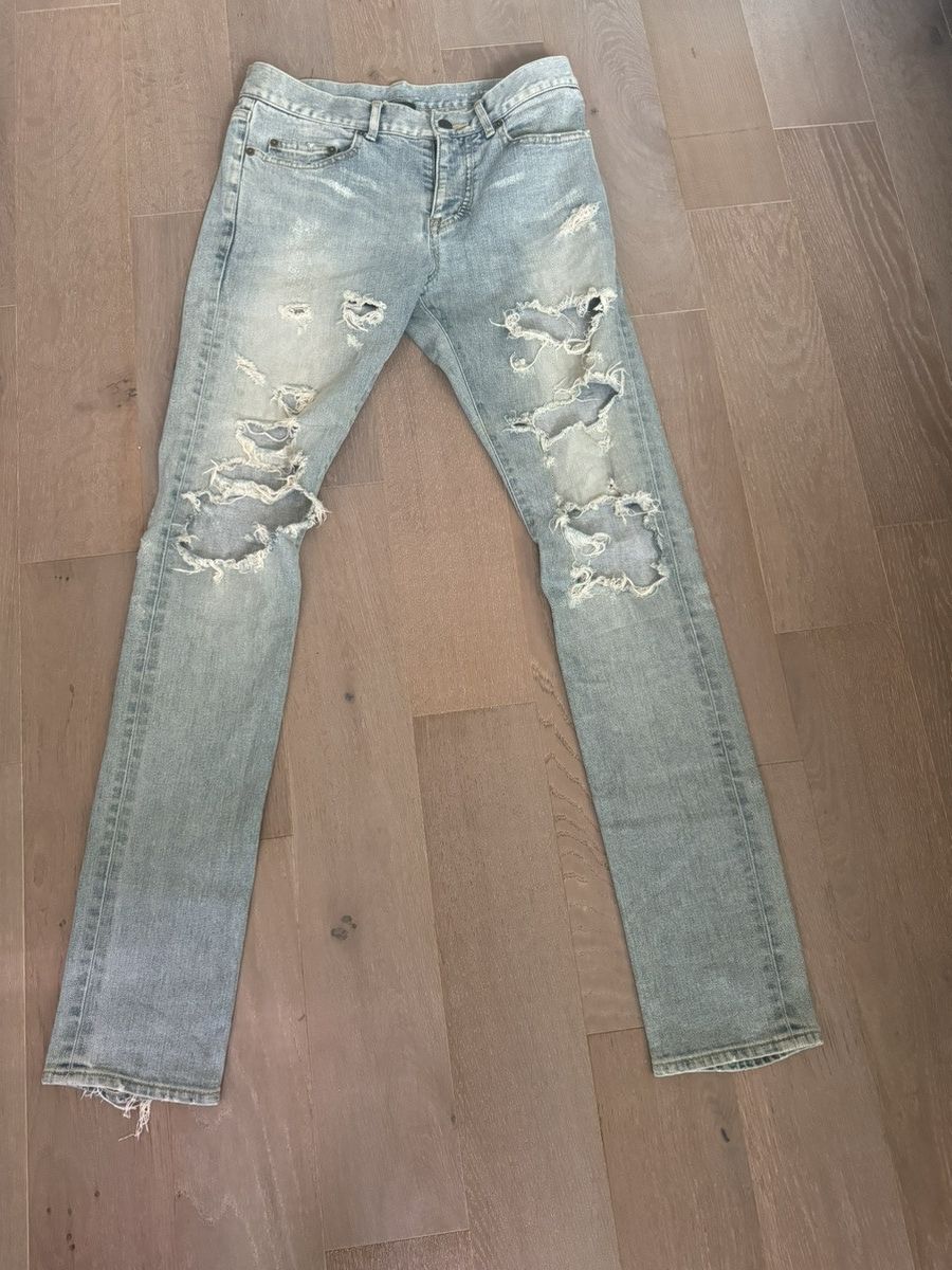Saint Laurent Crash Denim | Grailed Saint Laurent Crash Denim | Grailed