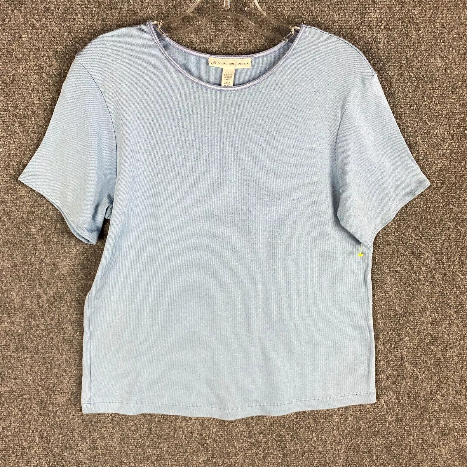 JM Collection JM Collection Top Women's Petite Large PL Short Sleeve ...