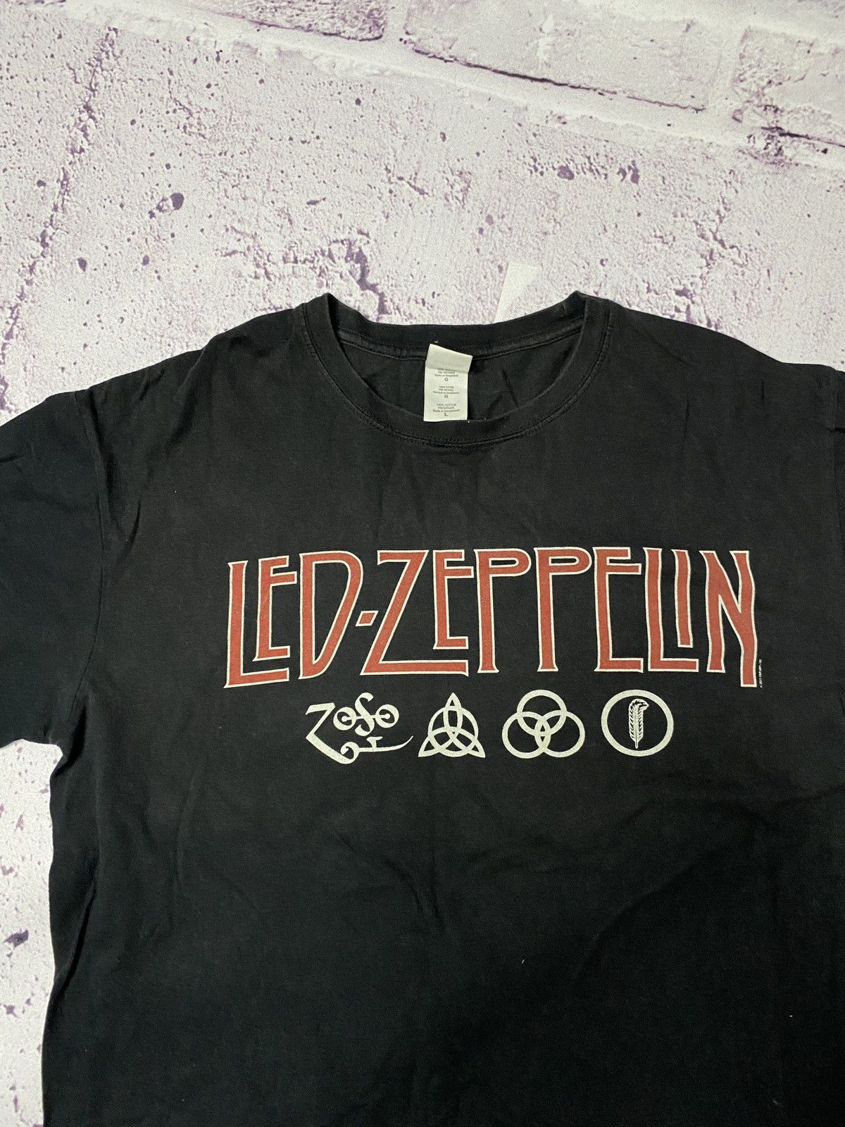 Band Tees × Led Zeppelin × Vintage Led Zeppelin Logo Tee 2011's | Grailed