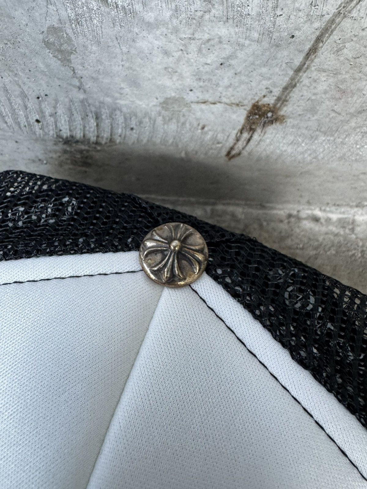 Chrome Hearts Chrome Hearts Eye Chart Trucker Hat Black New | Grailed