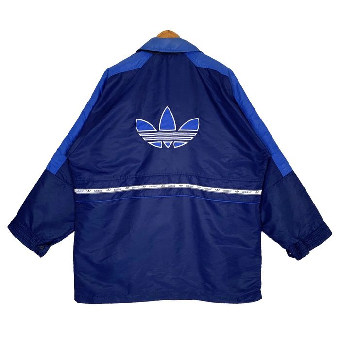 Adidas Vintage Adidas Trefoil big Logo Windbreaker Jacket | Grailed