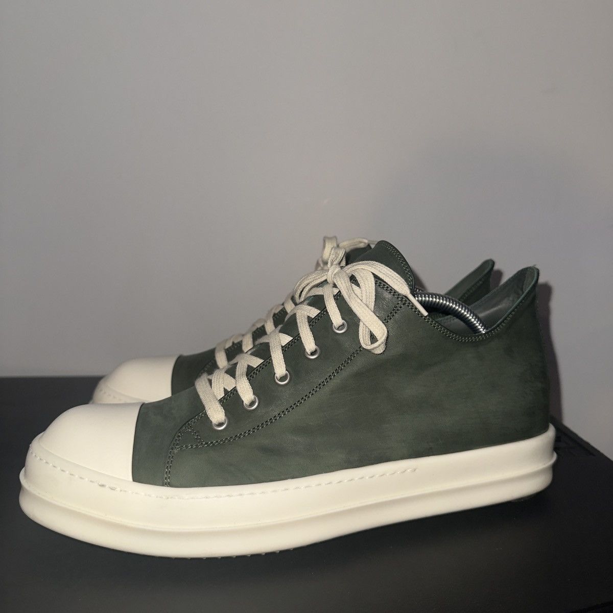 Rick Owens Rick Owens Ramones Low Moss/Milk Size 45 | Grailed