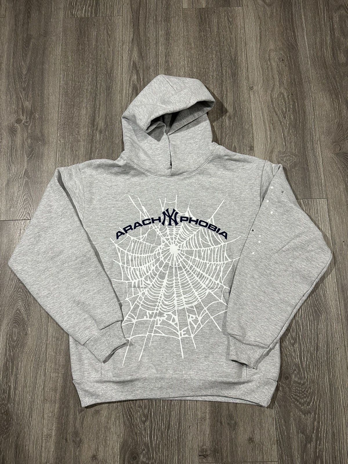 Spider Worldwide Sp5der Ash Phobia NY Hoodie | Grailed