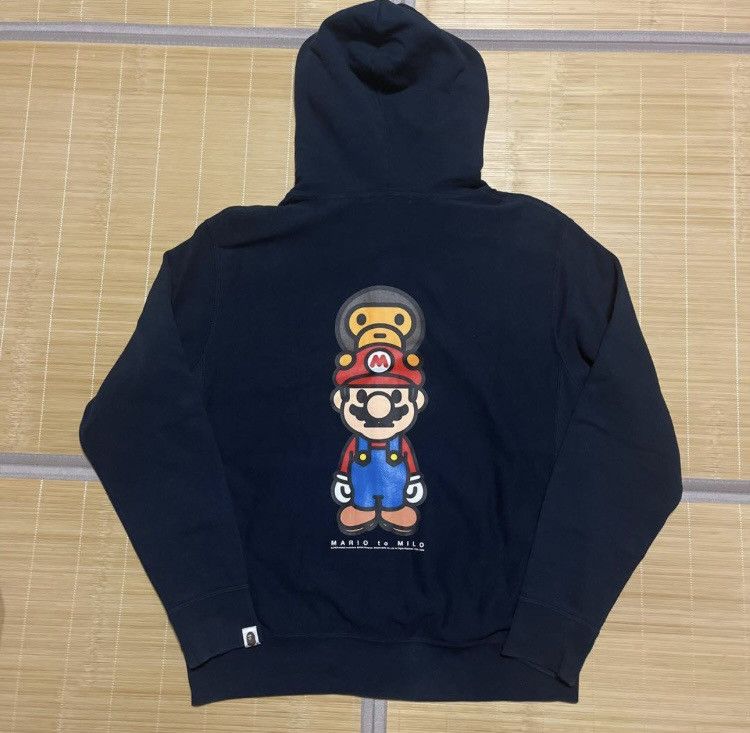 Bape Bape x Mario Baby Milo Full Zip Hoodie | Grailed
