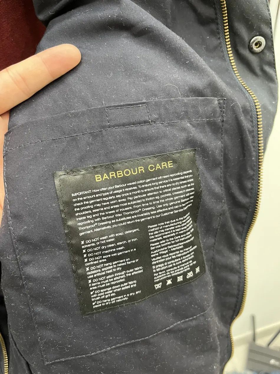 Barbour Barbour International Simonside Navy Wax Jacket | Grailed