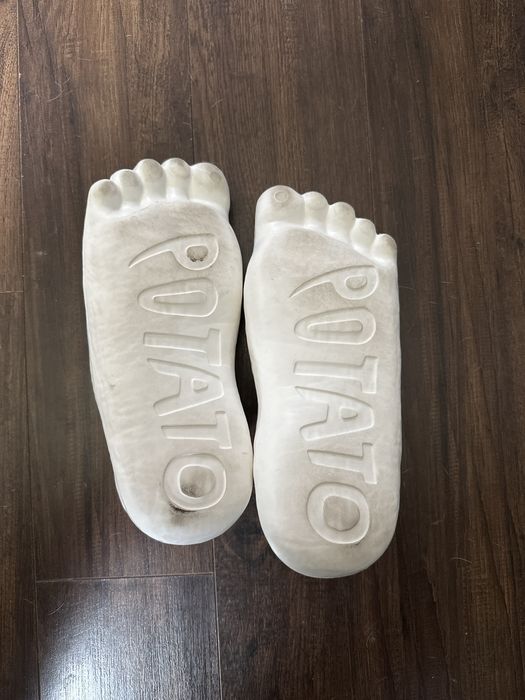 Crocs Imran potato X Crocs feet slides | Grailed