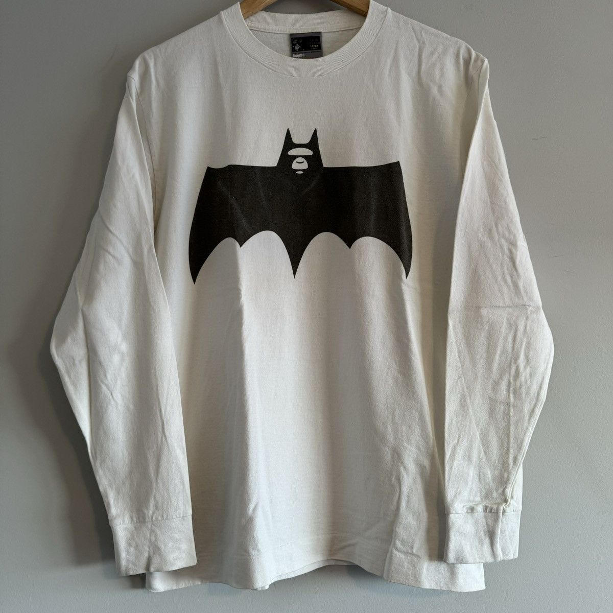 Bape OG Bape Batman Bapeman Logo Long Sleeve | Grailed