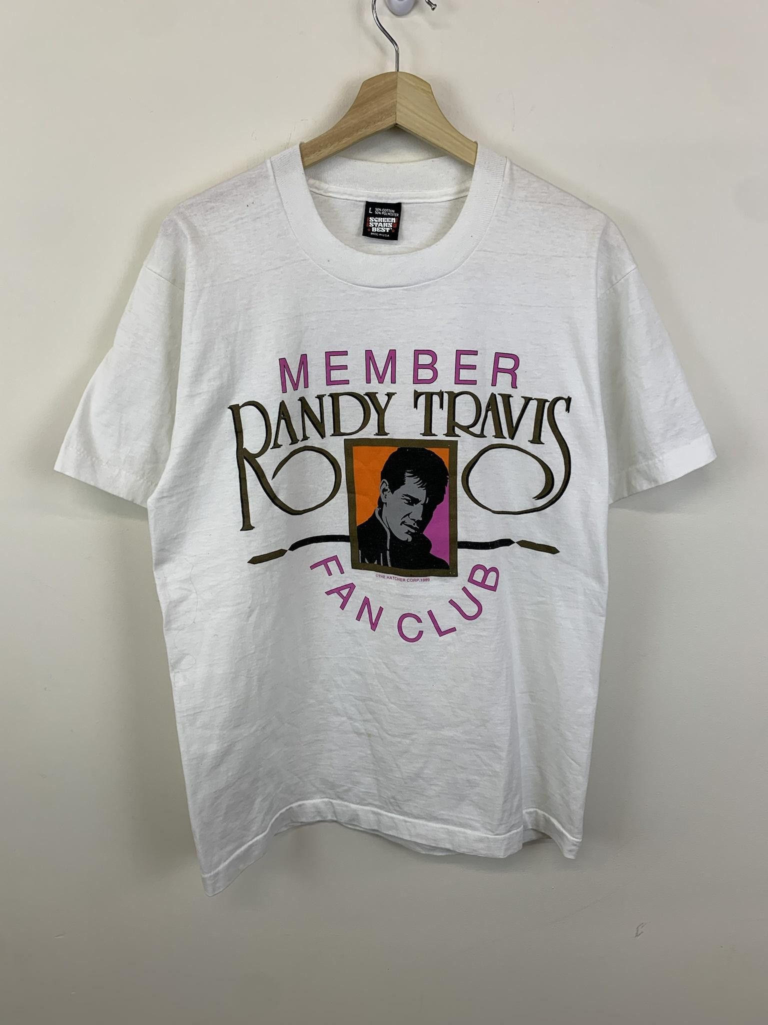 Band Tees × Streetwear × Vintage Vintage 1989 Randy Travis Fan Club ...