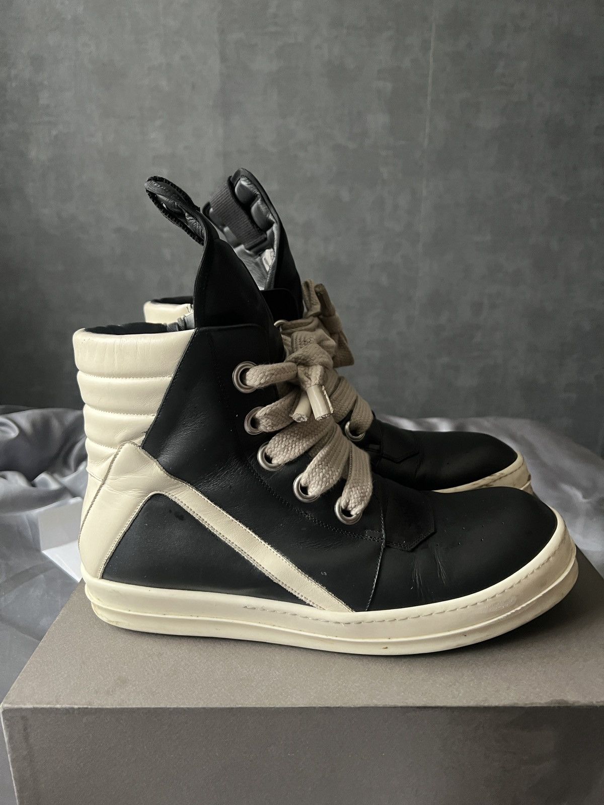 Rick Owens Rick Owen’s Geobaskets Jumbolace (SIZE 15!!) | Grailed