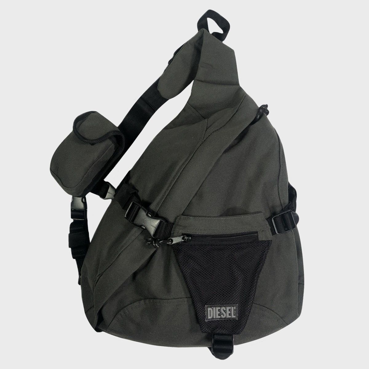Diesel × Vintage RARE 2000’s vintage technical Diesel tri-harness sling ...