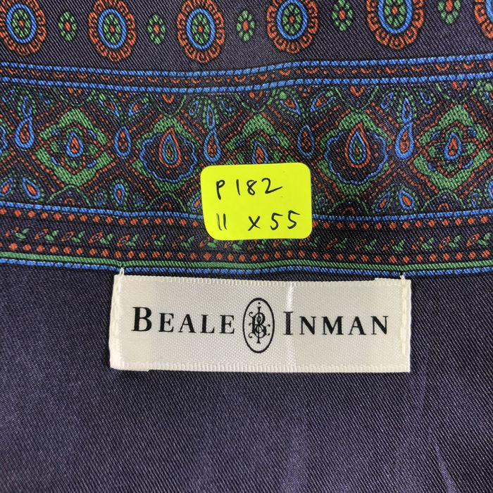 Vintage Beale Inman Silk Scarf / Muffler / Neckwear | Grailed