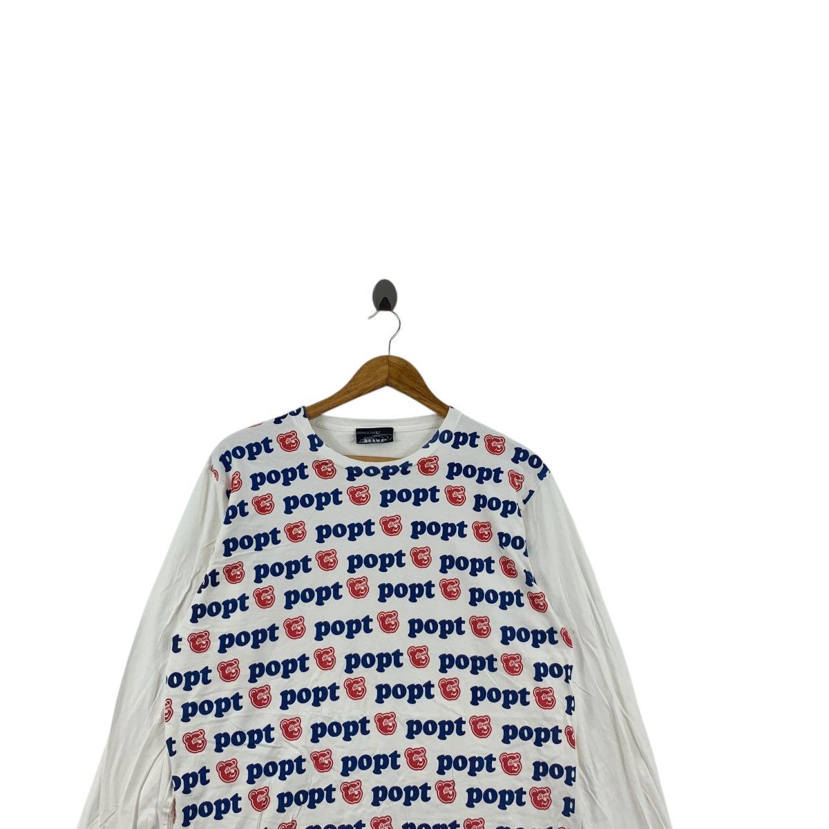 Beams Plus BEAMS PLUS x POPT Bear All Over Print Collaboration Tee ...