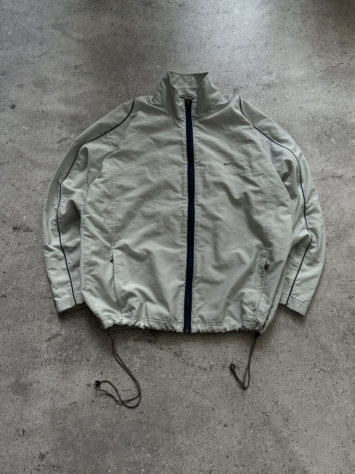 Nike 🤖 NIKE RETRO SWOOSH LOGO Y2K TRACJ 90’S JACKET | Grailed