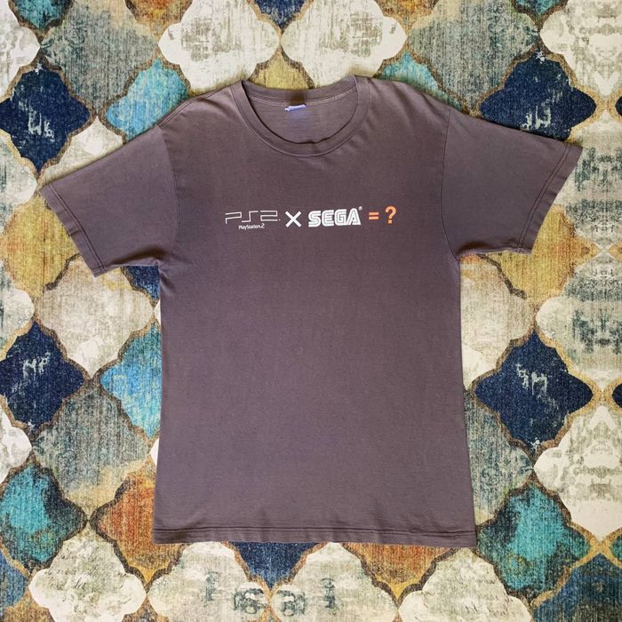 Vintage RARE Vintage PS2 x Sega T Shirt Faded | Grailed