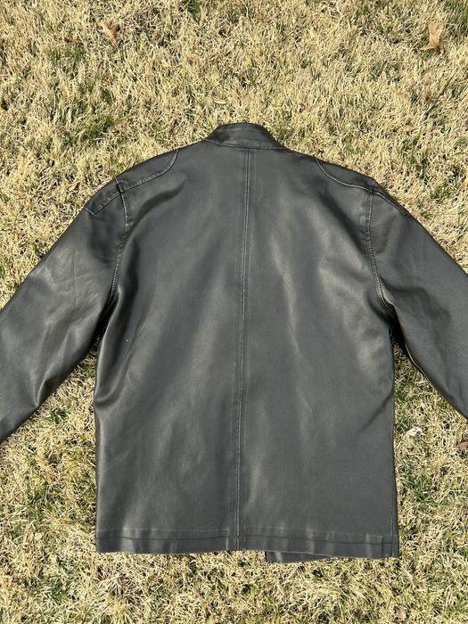 American Rag American Rag Vintage Black Biker Leather Jacket | Grailed
