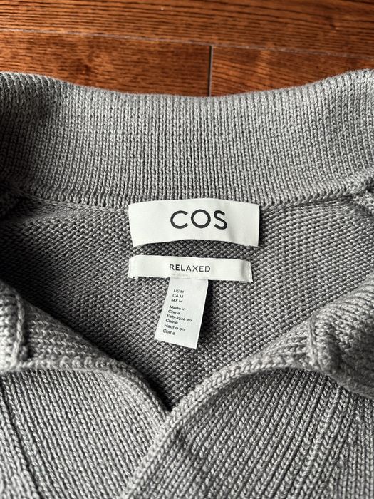 Cos Cos Grey Knit Sweater | Grailed