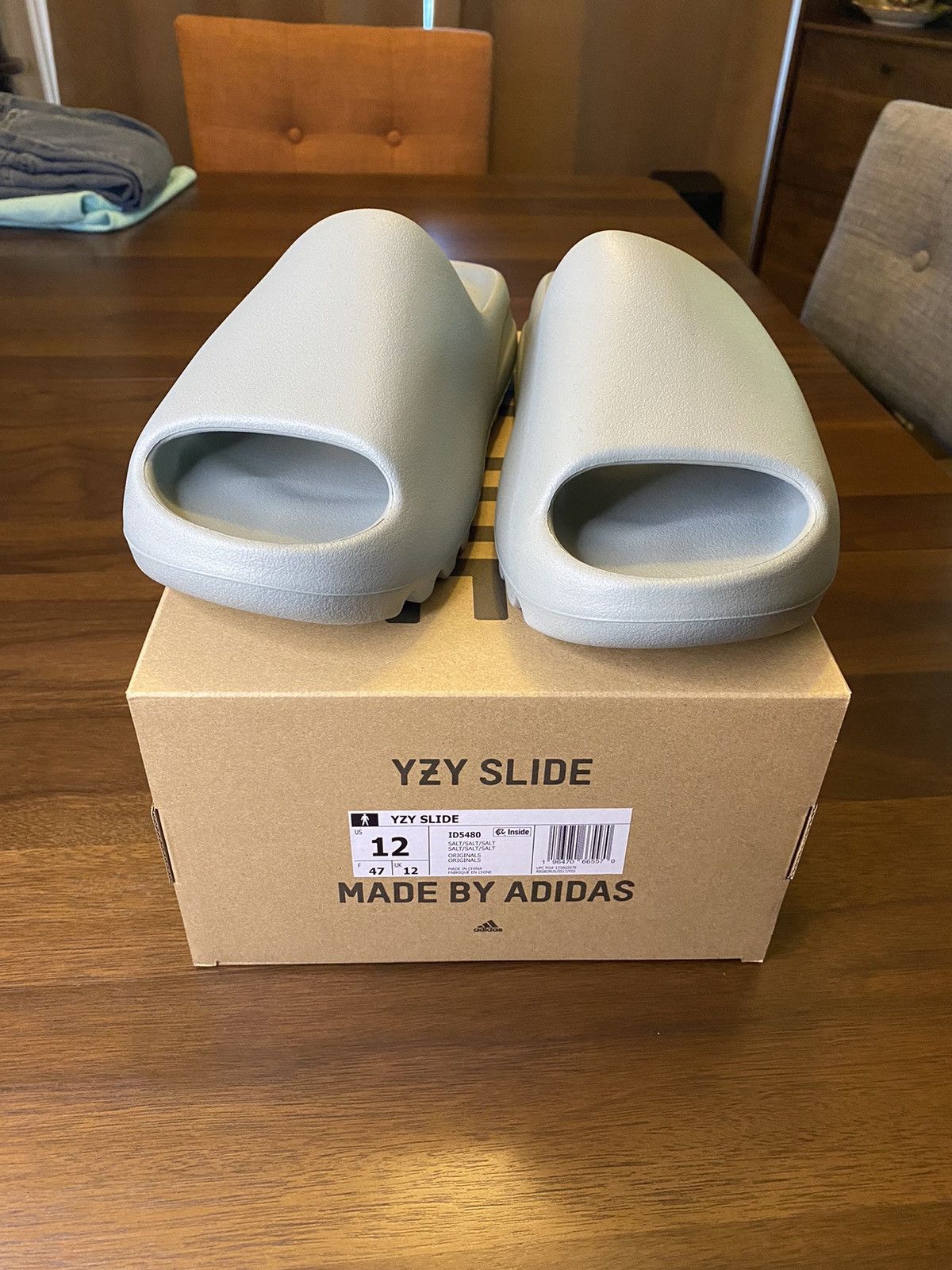 Adidas × Kanye West Yeezy Slide ‘salt’ | Grailed