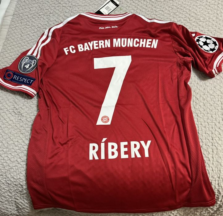 Adidas Retro Frank Ribery Bayern champions league final jersey | Grailed