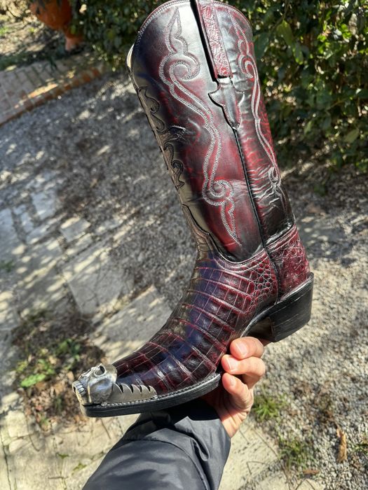 Lucchese Skull Boots | Grailed