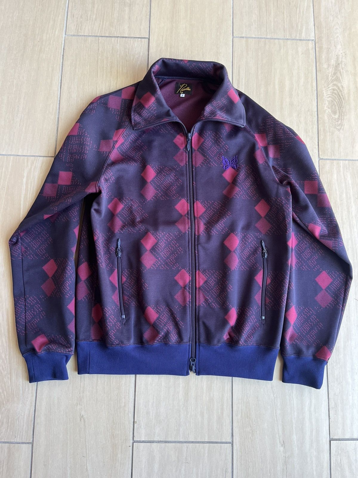 Needles FW22 Needles Track Jacket Jacquard Pattern | Grailed