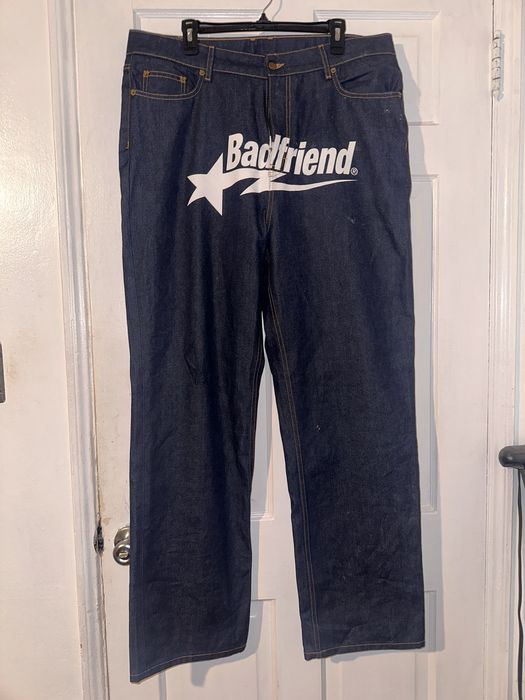 Badfriend Bad friend denim blue indigo | Grailed
