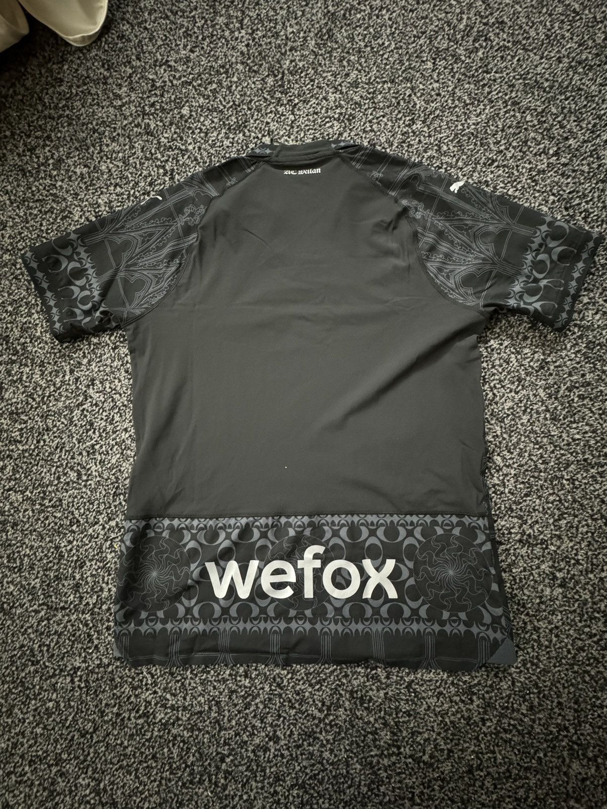 Pleasures × Puma AC MILAN Puma x Pleasures jersey 23/24 kit | Grailed