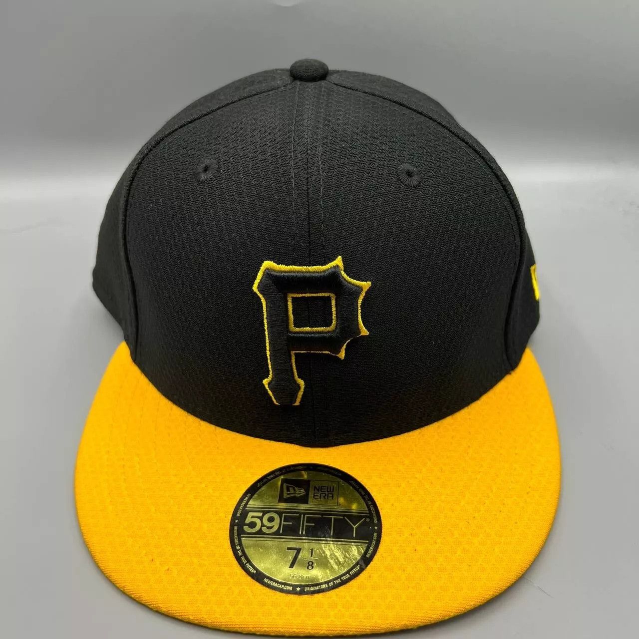 New Era Pittsburgh Pirates Hat Men 7 1/8 59Fifty New Era Fitted Cap ...