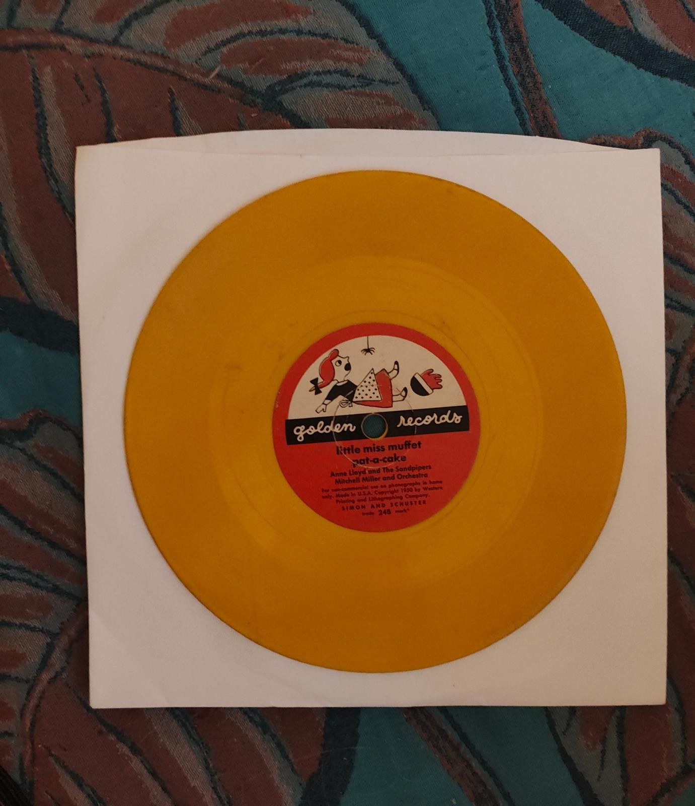 Designer Vintage kids Golden records Little miss muffet/pata cake 24b ...
