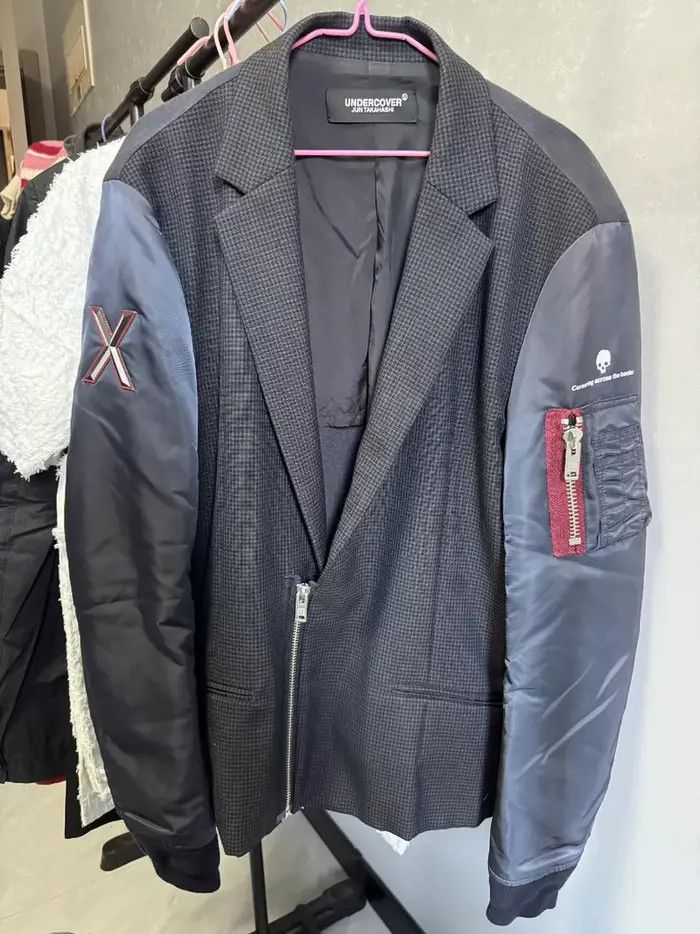 Undercover undercover20ss wool suit patchwork jacket | Grailed