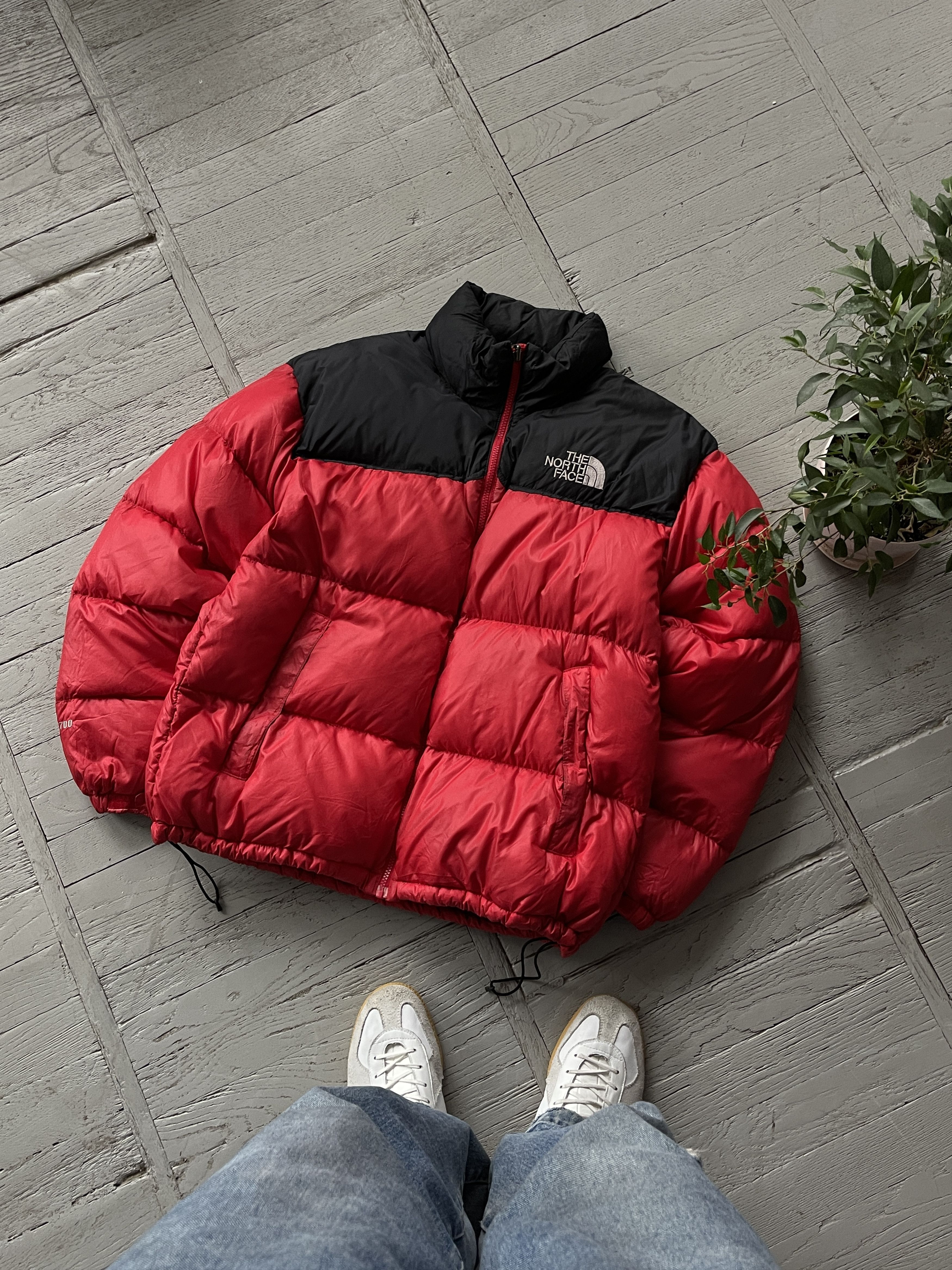 The North Face × Vintage Vintage The North Face 1996 Retro Nuptse ...