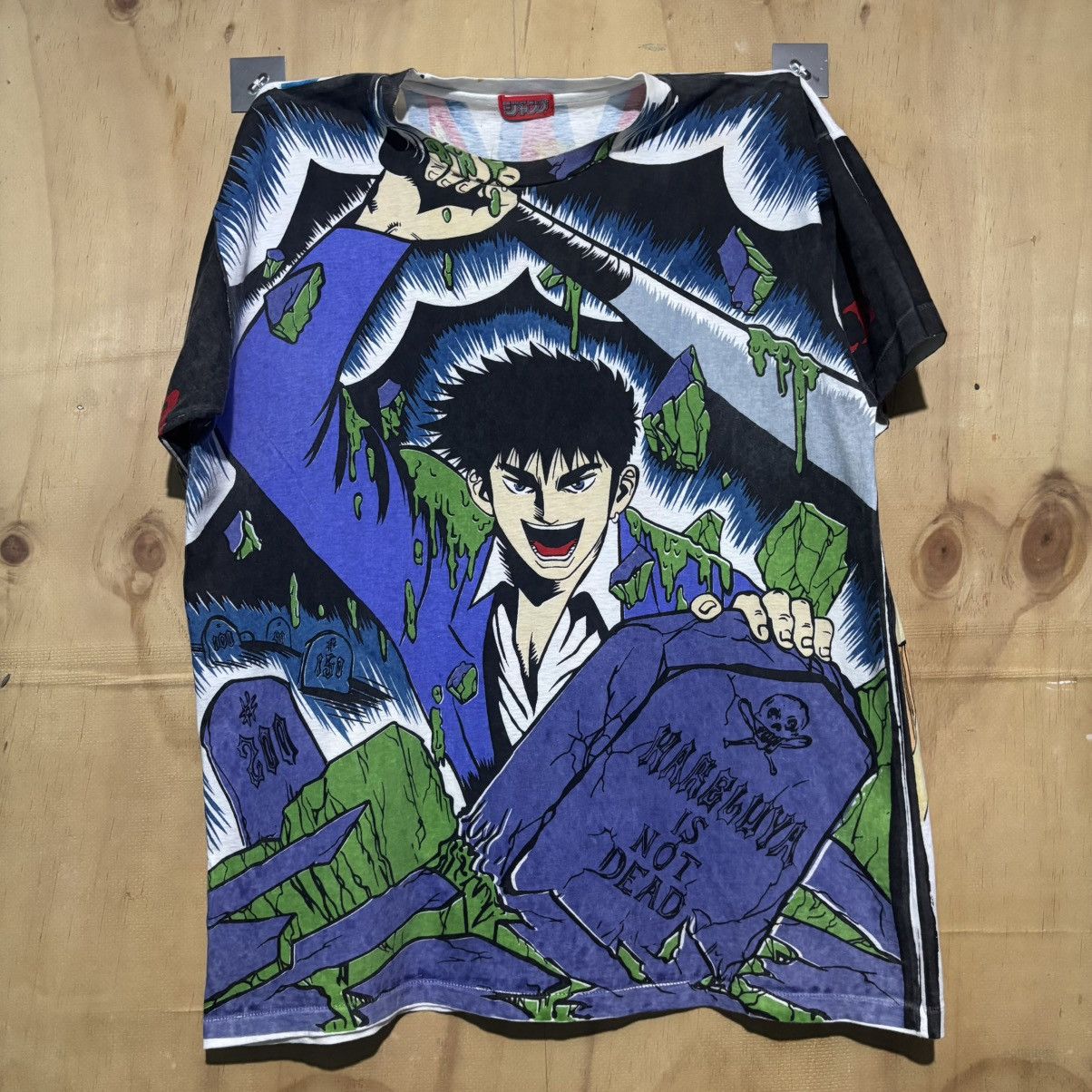 Anime ️RARE ️90s Shonen Jump “Hareluya 2 Boy” Anime AOP Shirt | Grailed