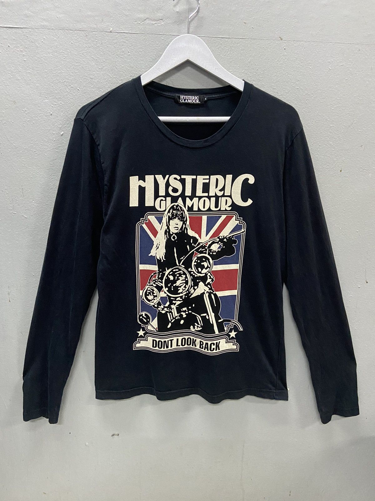 Hysteric Glamour HYSTERIC GLAMOUR DON’T LOOK BACK LONG SLEEVE TEE SHIRT ...