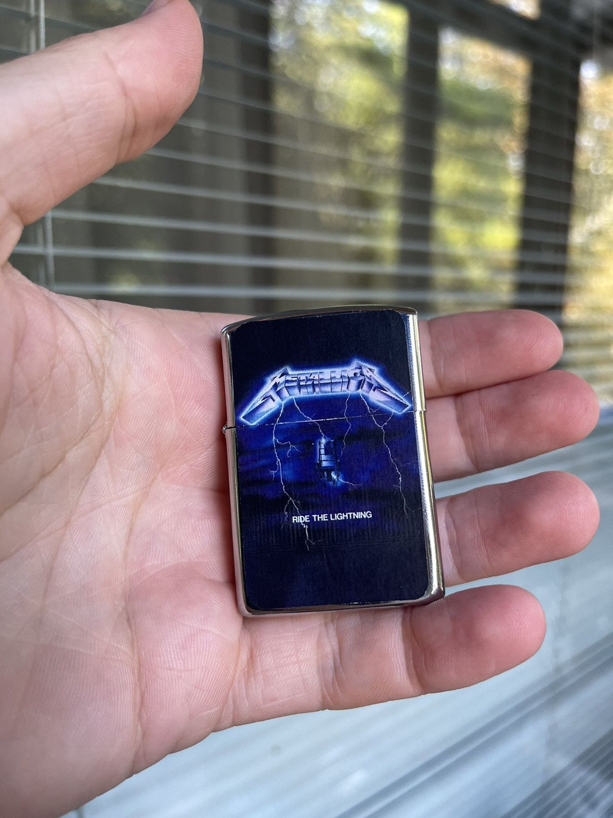 Metallica Metallica ride the lightning lighter 00s rare album | Grailed